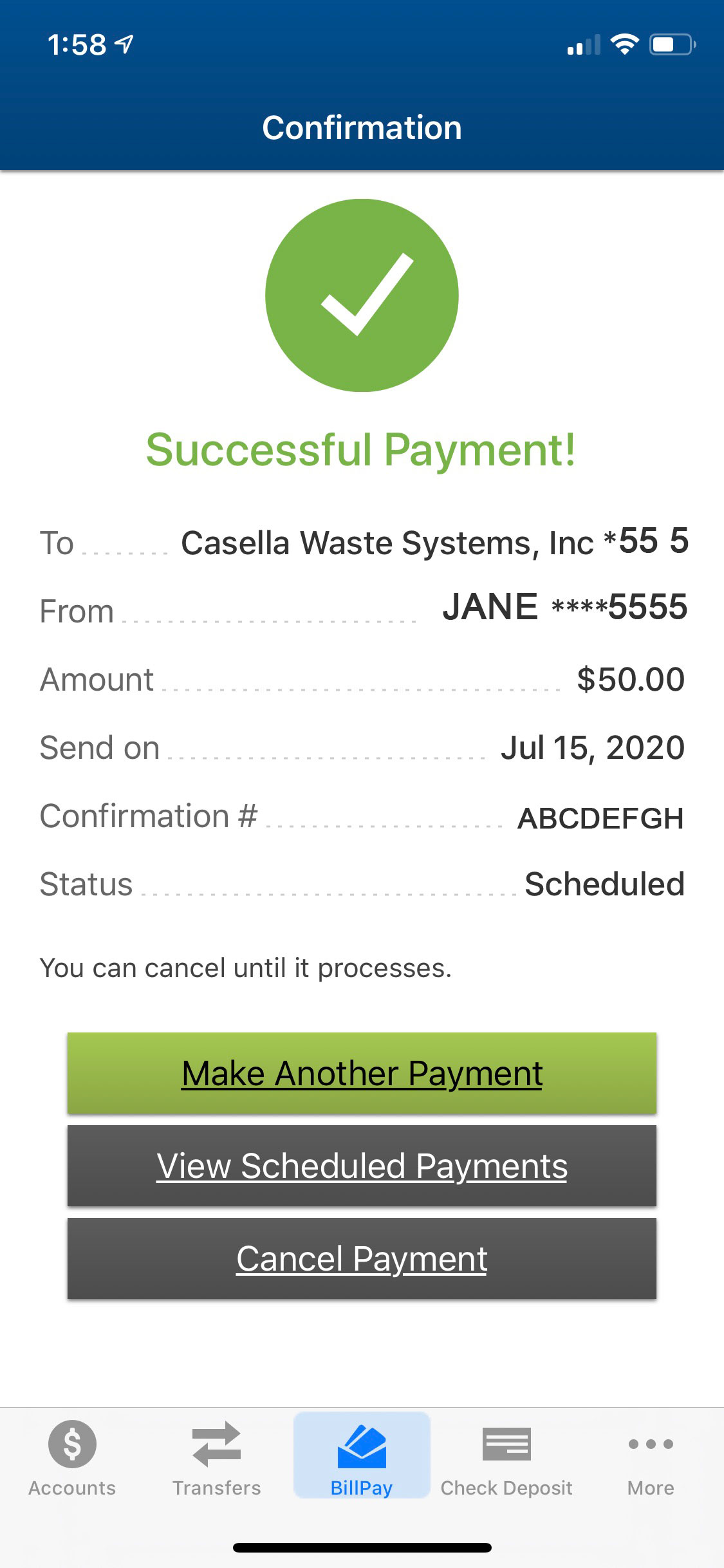 Online Bill Pay The Summit Federal Credit Union Online Bill Pay The Summit Federal Credit Union