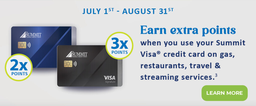 Visa® Credit Cards | The Summit Federal Credit Union