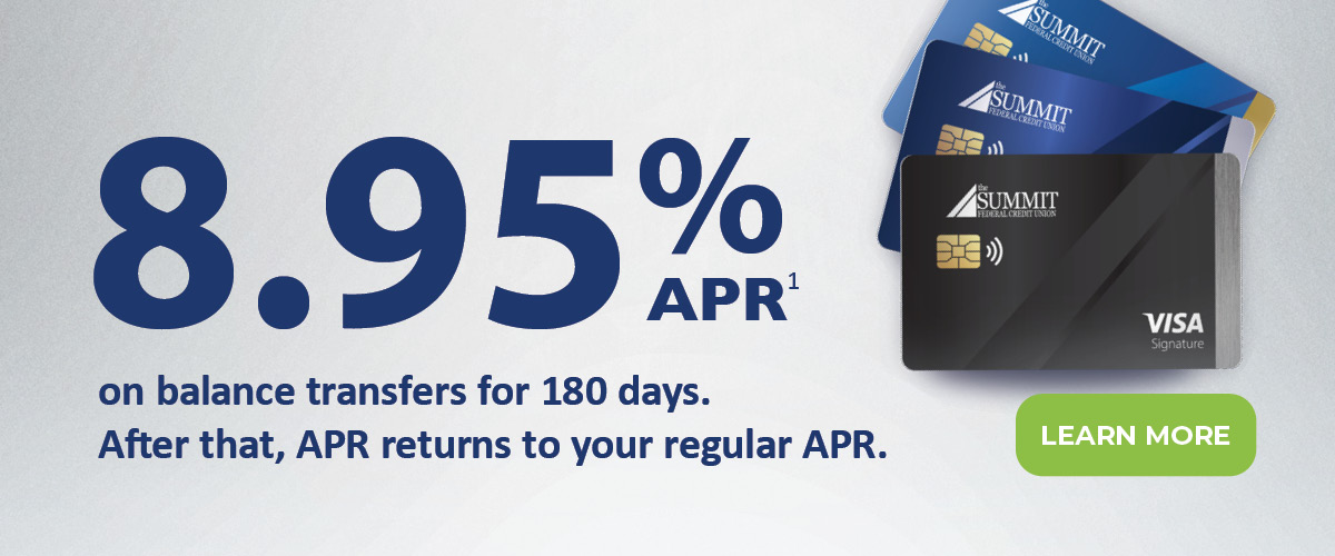 The Summit Visa® Credit Cards - Cash Back Rewards & No Fees