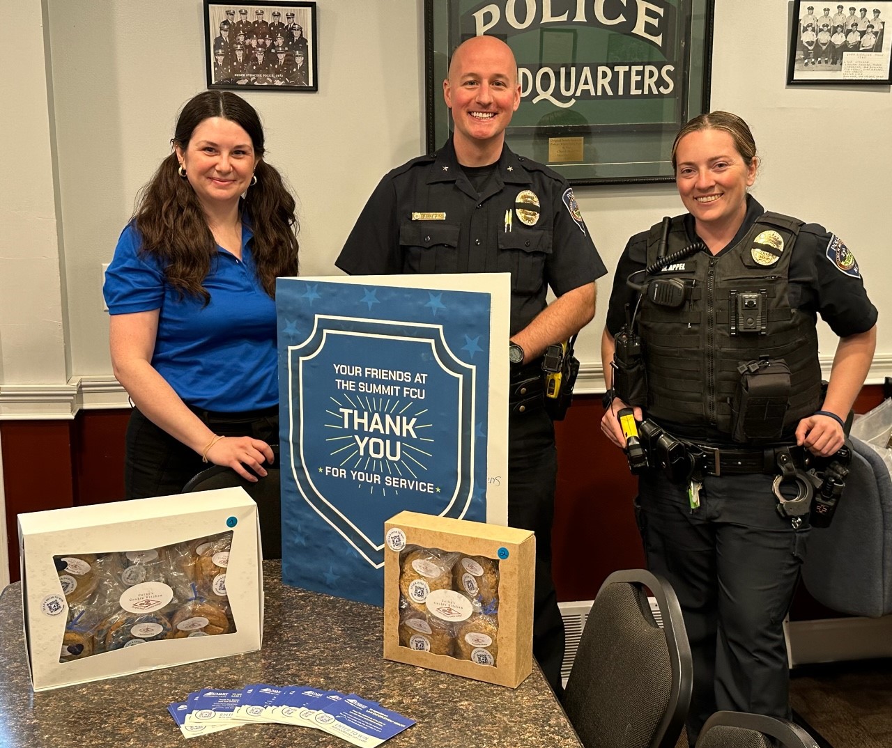 Thanking Local Law Enforcement Officers | The Summit Federal Credit Union