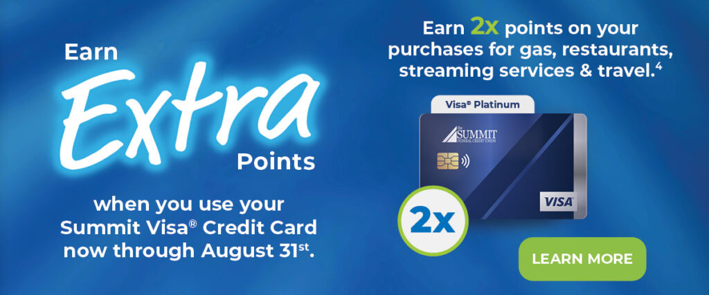 The Summit Visa® Platinum Credit Card | The Summit Federal Credit Union