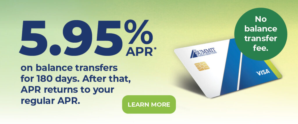 Credit Building Visa® Secured Credit Card | The Summit Federal Credit Union